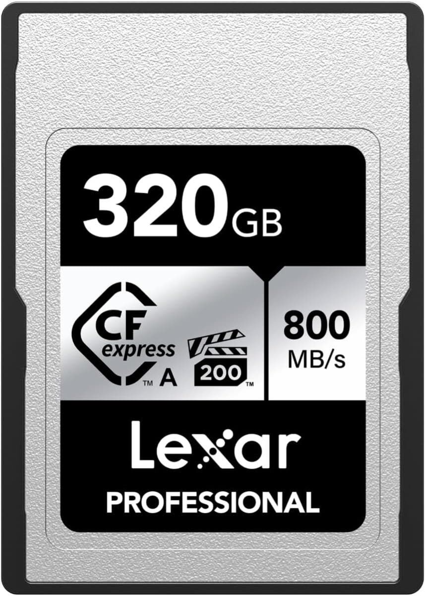 Lexar Pro 320GB Type A CF Express Card Silver Series 800MBs | Digital ...